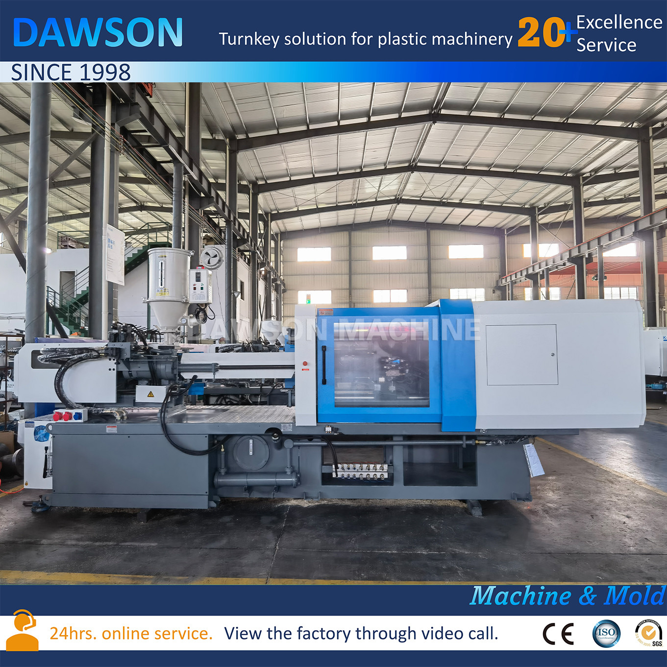 Servo motor injection machine for plastic production in stock second ...