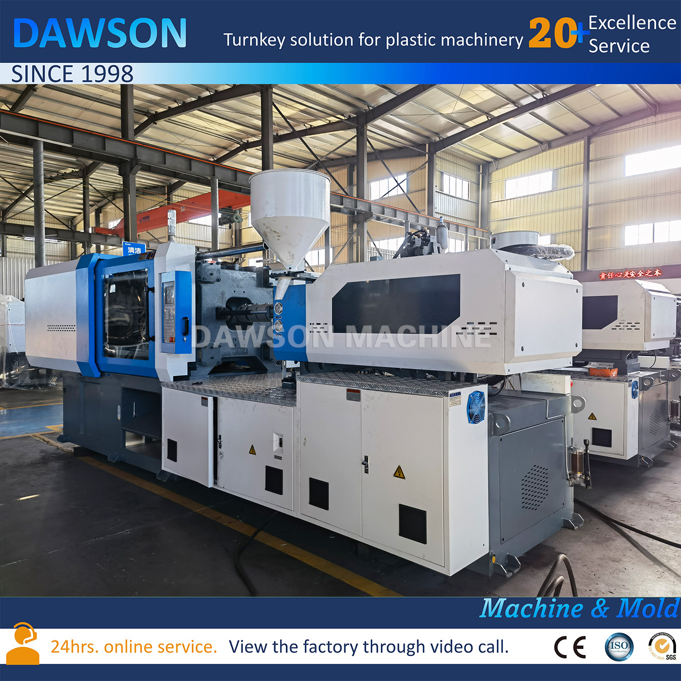 Servo motor injection machine for plastic production in stock second ...