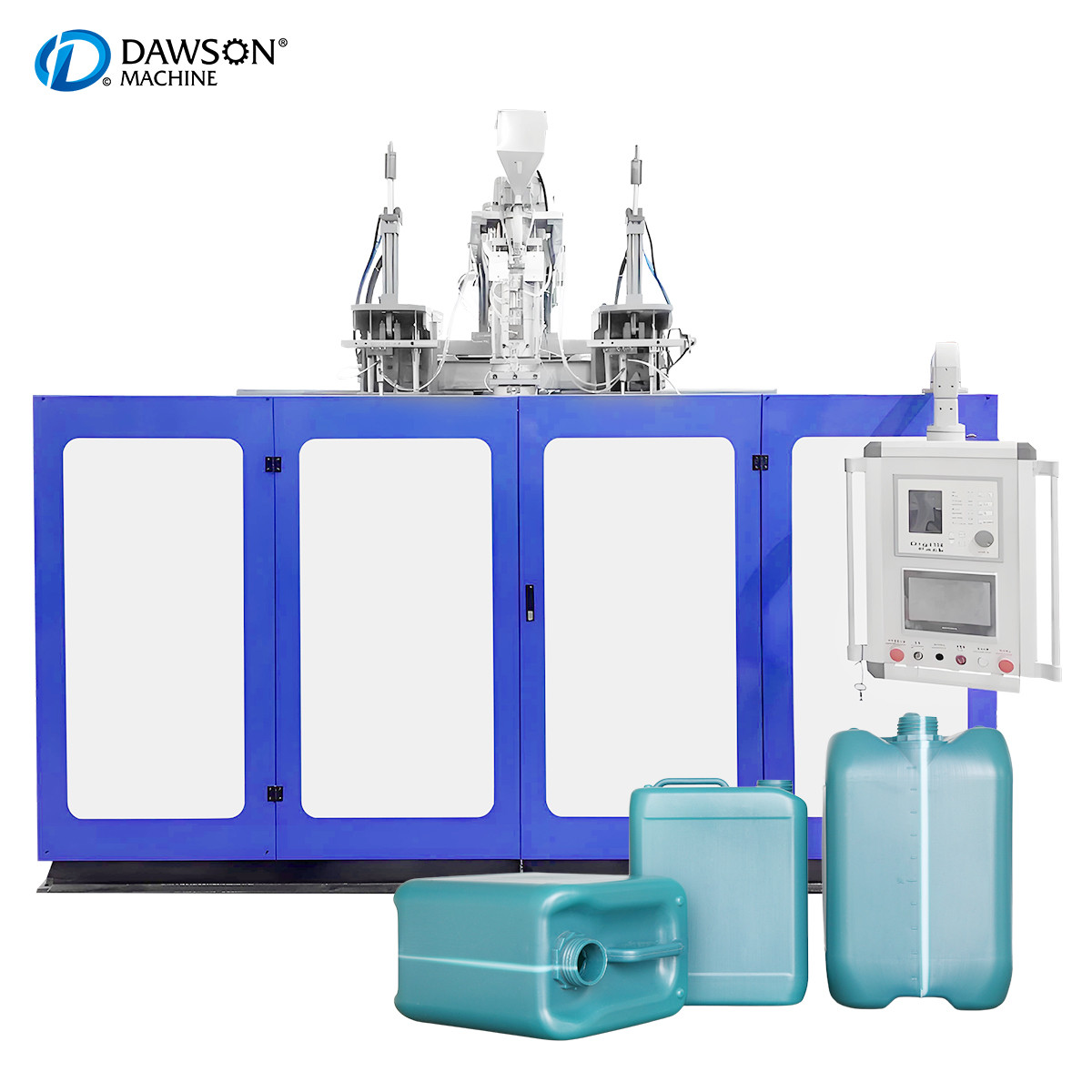 Full Automatic Double Die Head Plastic 5L 10L HDPE Jerrycan Extrusion Blow Molding Machine